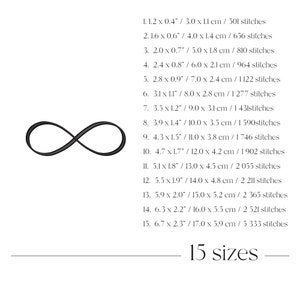 Mini Infinity Embroidery Design - Infinity Symbol Machine Embroidery ...