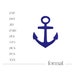 Mini Anchor Embroidery Design - Mini Embroidery Pattern - Marine ...