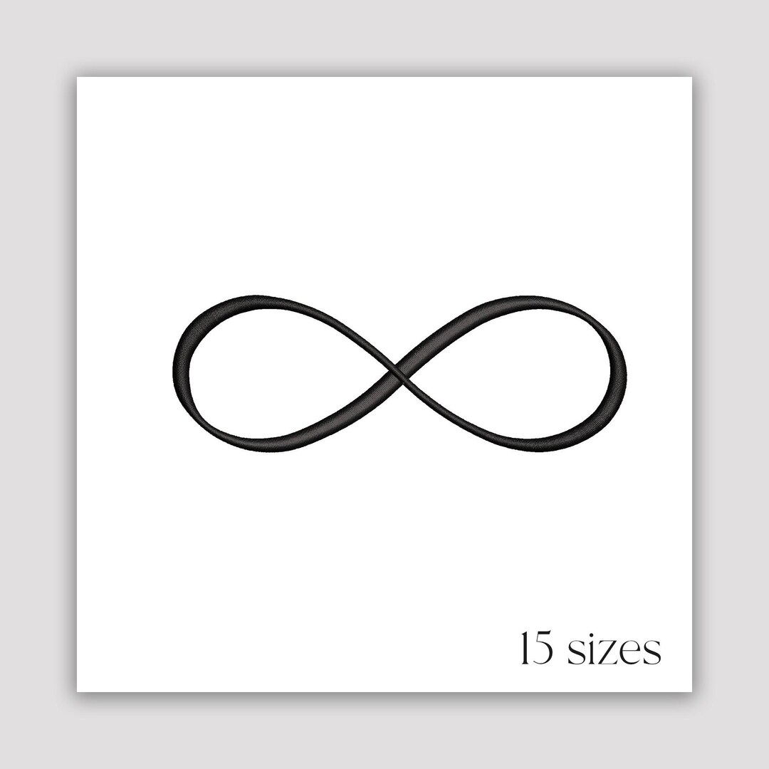 Mini Infinity Embroidery Design - Infinity Symbol Machine Embroidery ...