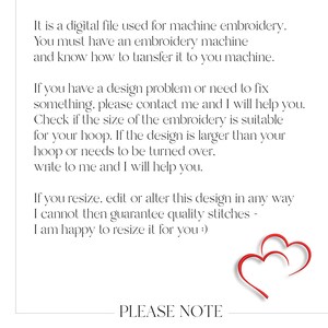 Heart Outlines Embroidery Design - Mini Heart Machine Embroidery File ...