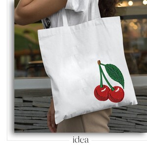 Cherry Machine Embroidery Design - Cherries Digital Stitch Pattern ...