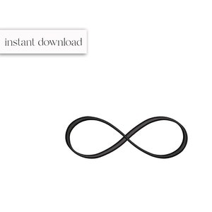 Mini Infinity Embroidery Design - Infinity Symbol Machine Embroidery ...