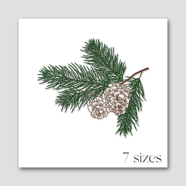 Pine Cone Embroidery - Etsy