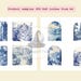 Parisian Blue Landscape Printable Paper: A4, 8x8 (digital Download) - Etsy