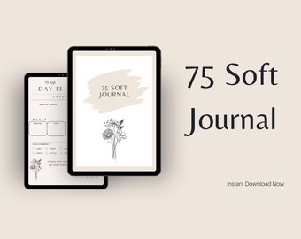 75 Soft Challenge Tracker, Fitness Journal, Health and Fitness Tracker ...