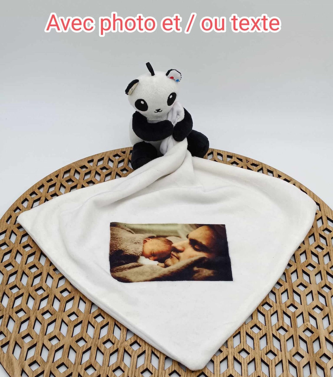 Personalized Cuddly Toy First Name and Photo, Baby Cuddly Toy ...