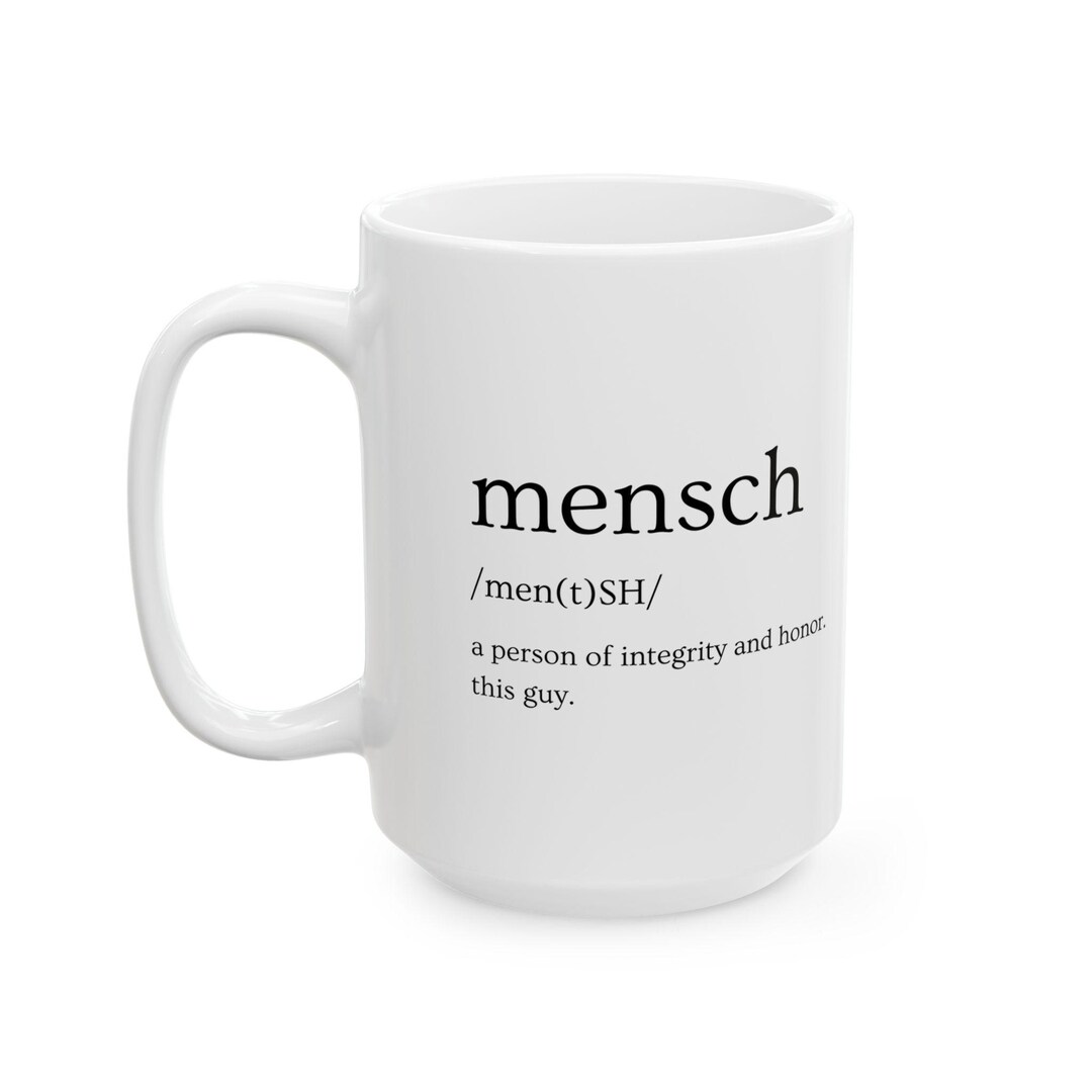 Mensch Definition Ceramic Mug 11oz. 15oz - Etsy