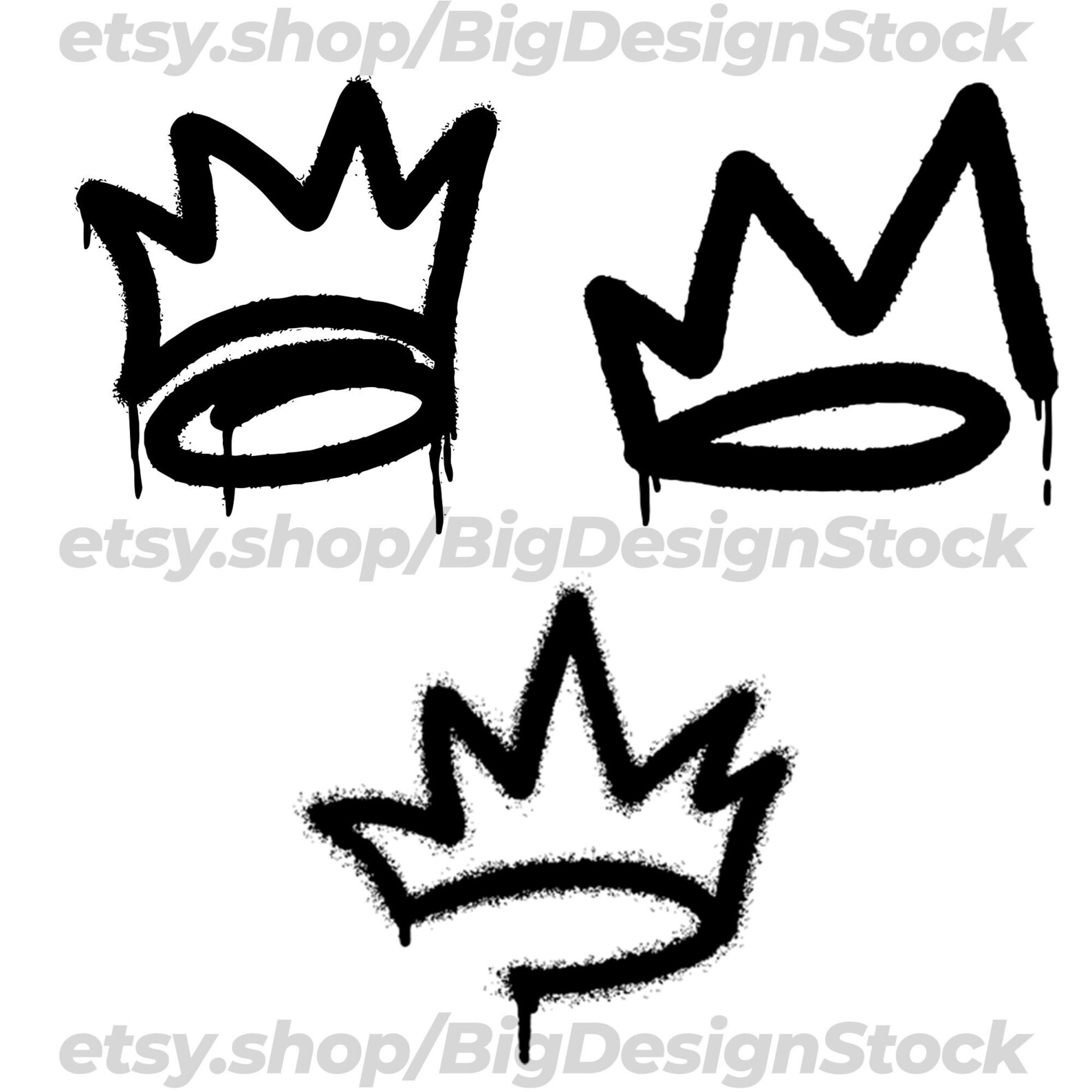 Crown - PNG, SVG, PDF, Eps, Ai - Etsy
