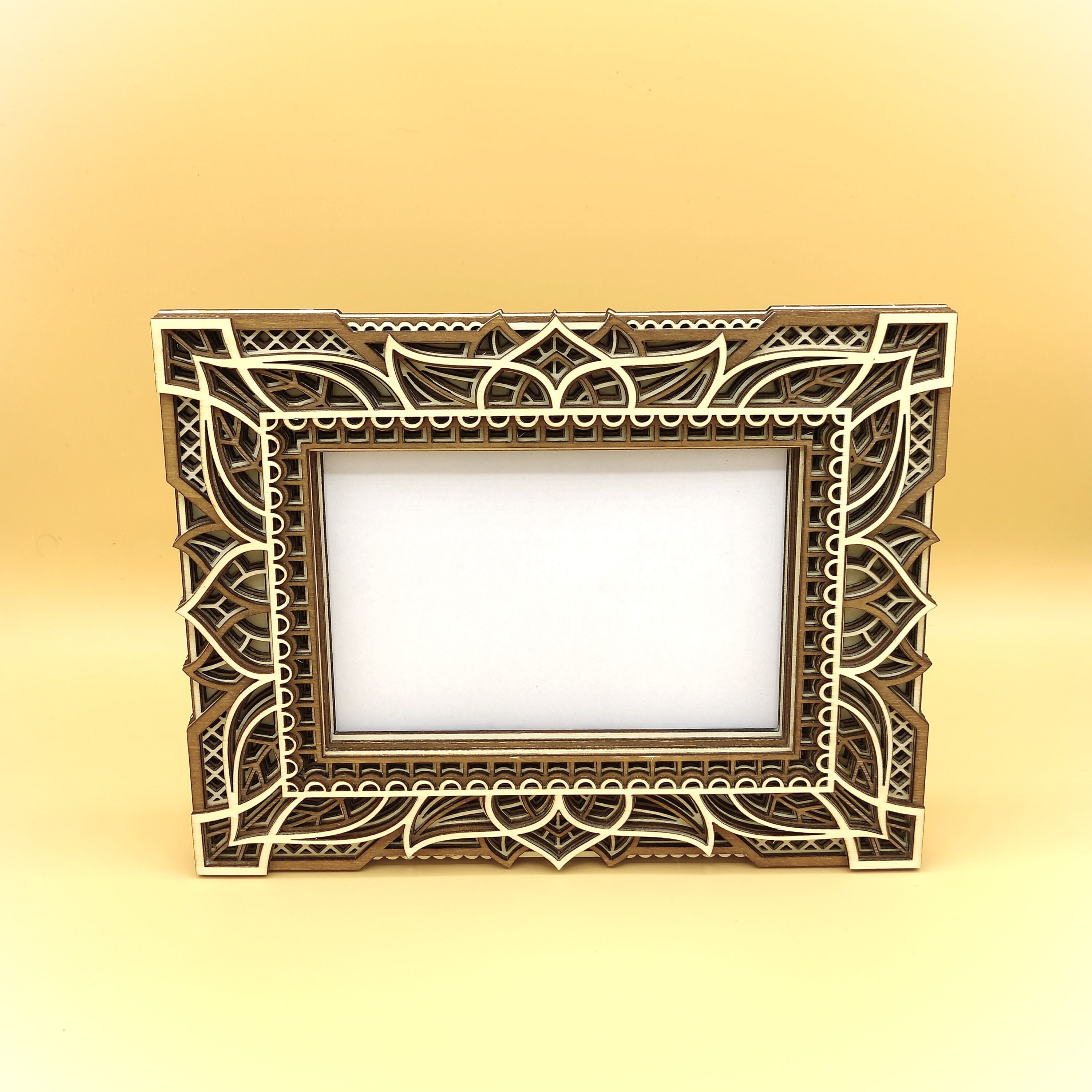 Layered Photo Frame Wooden Mandala Frame With Unique Style 15 - Etsy