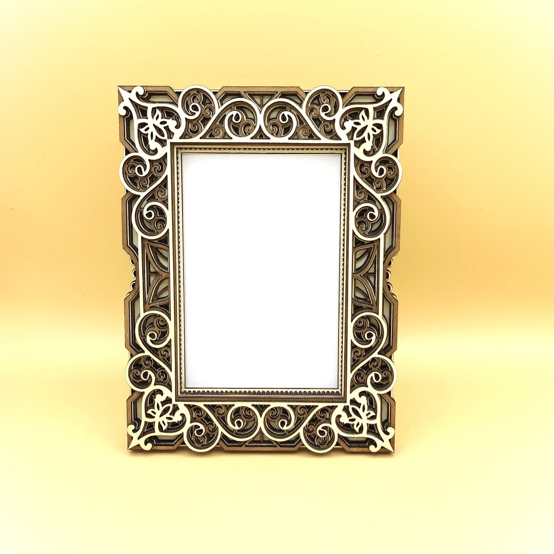 Handcrafted Wooden Layered Picture Frame Rustic Home Decor and Unique ...