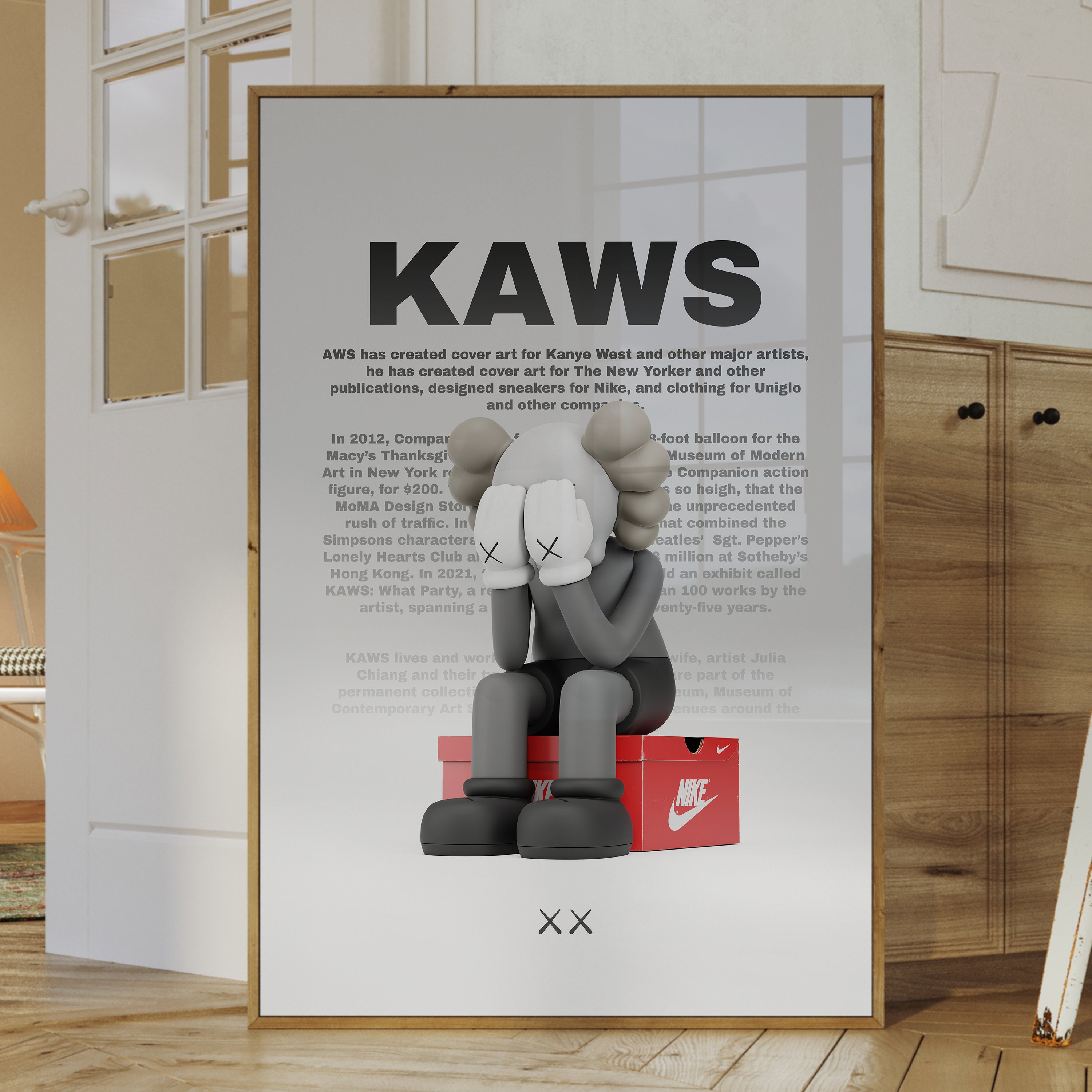 Hypebeast Money Kaws Poster Set of 3,hypebeast Room Decor, Minimalist ...