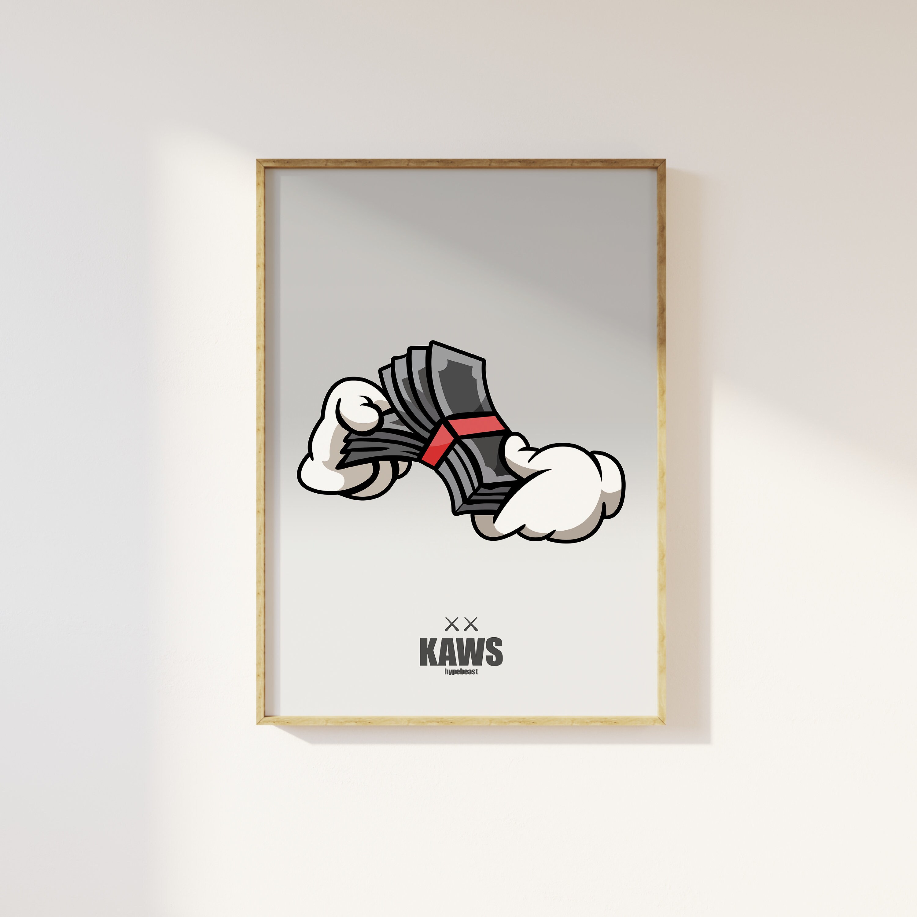 Hypebeast Money Kaws Poster Set of 3,hypebeast Room Decor, Minimalist ...