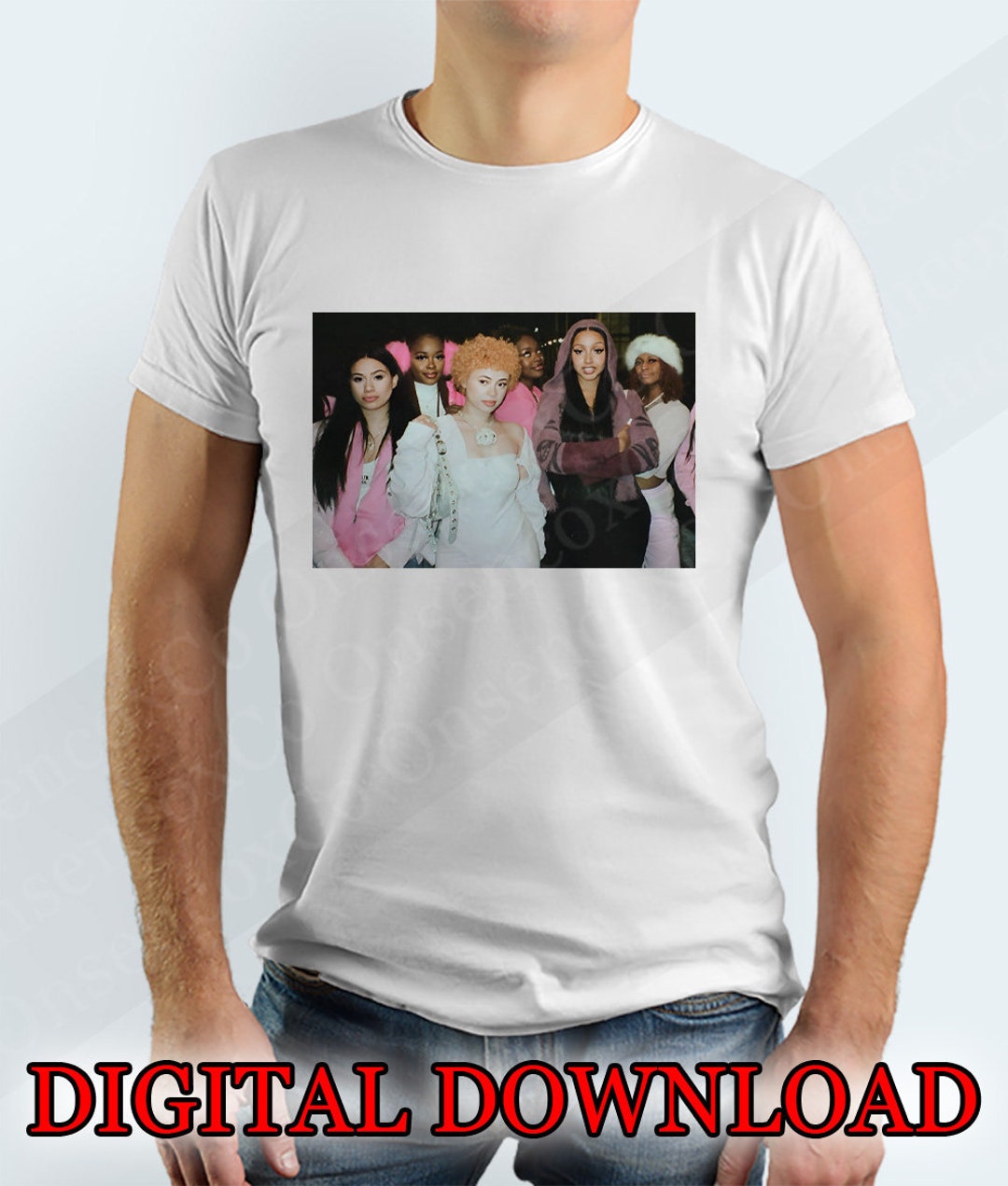 Ice Spice PNG File, Ice Spice Hip Hop Rapper T-shirt Design, Ice Spice ...