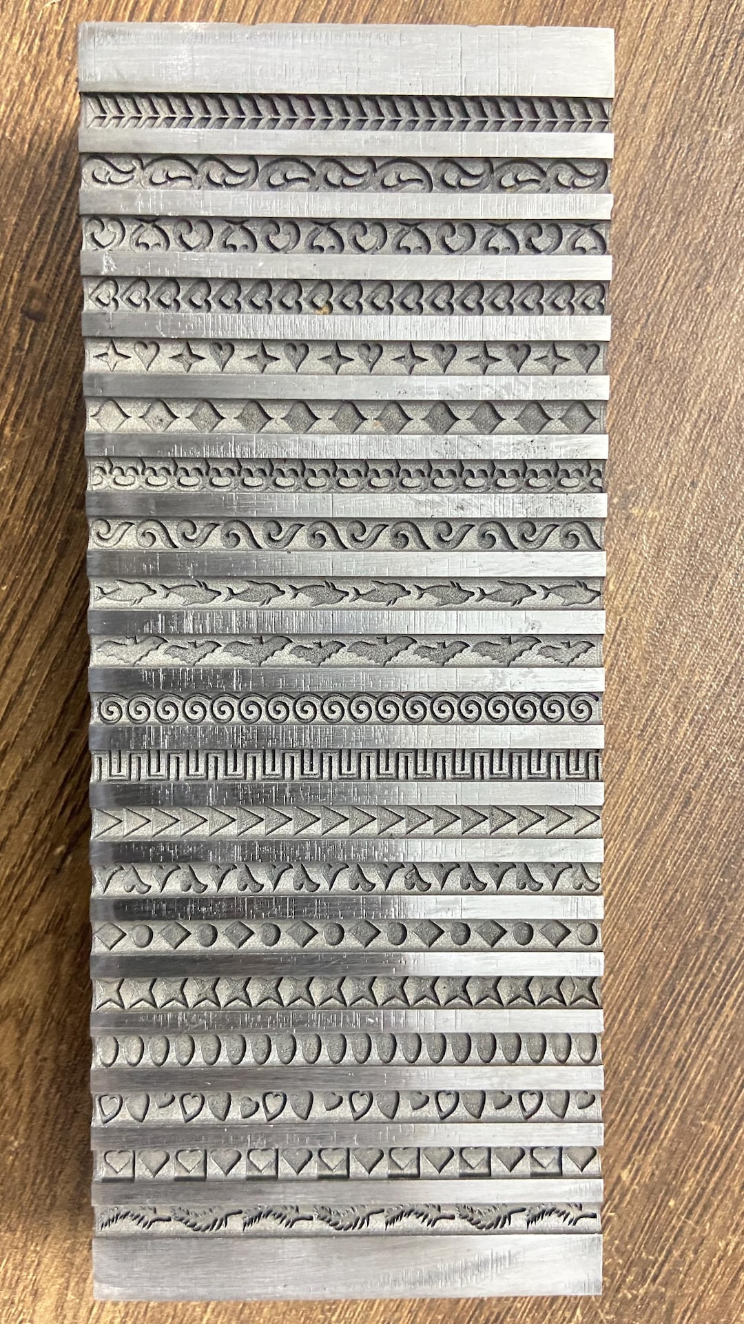 Pattern Wire Die | Jewelry Making Tool | Half Round Bezel Wire Die ...