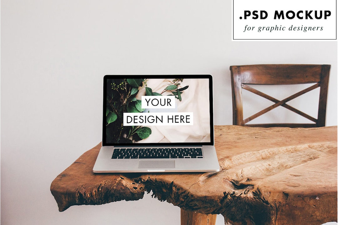 Restic Mockup Laptop - Etsy