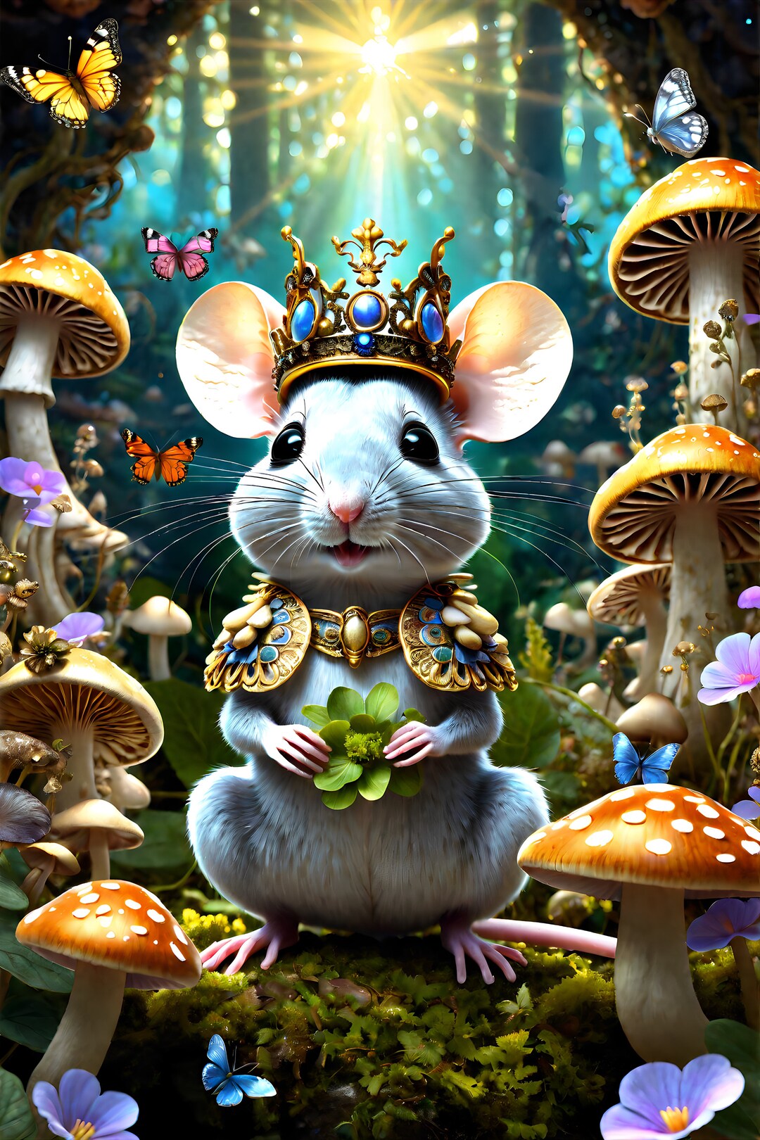 Prince Mouse Portrait Instant Download Printable Digital File AI ...