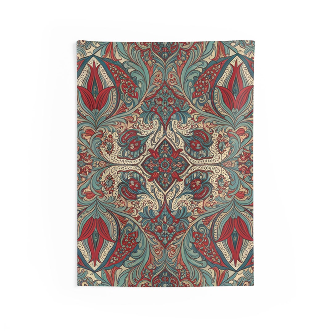 Turkish Motif Indoor Wall Tapestries Boho Home Decor, Ethnic Textile ...