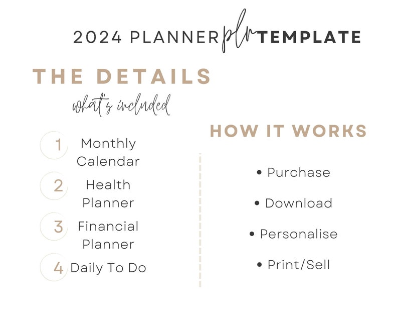 2024 Digital Planner, 2024 Digital Planner for Goodnotes, Portrait ...