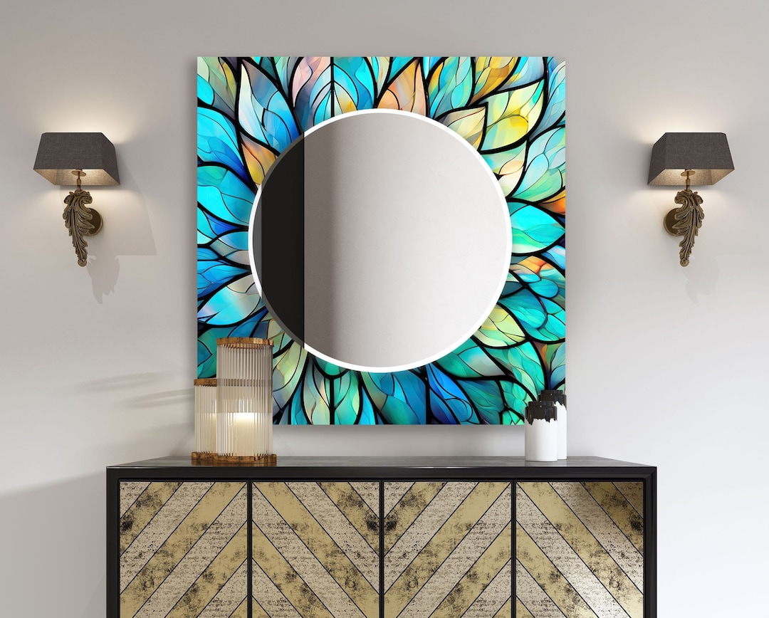 Tempered Glass Mirror Wall Decor for Bathroom Mirror-glass Wall Mirror ...