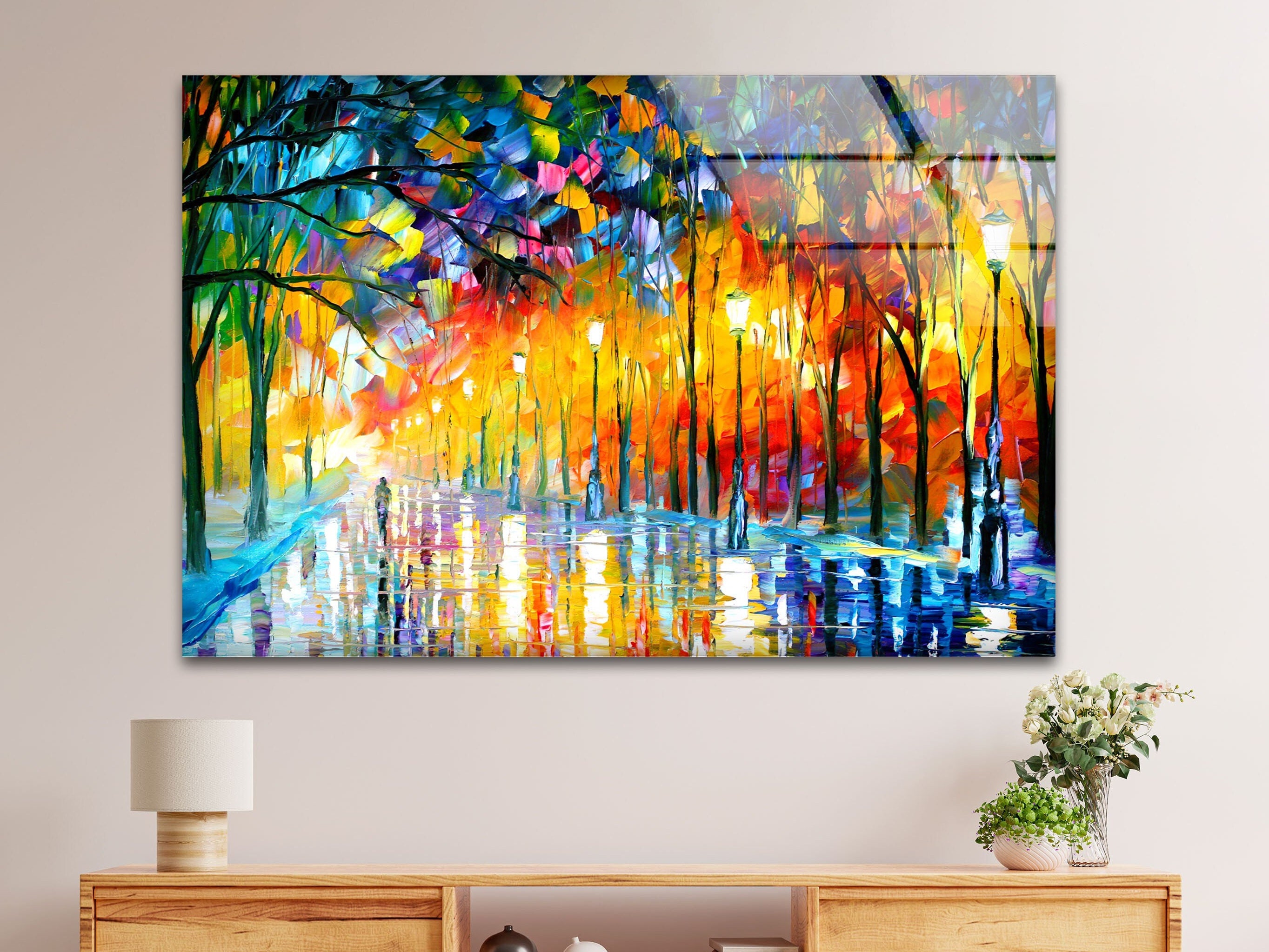 Tempered Glass Wall Art for Home Decor-glass Printing Art-tempered ...