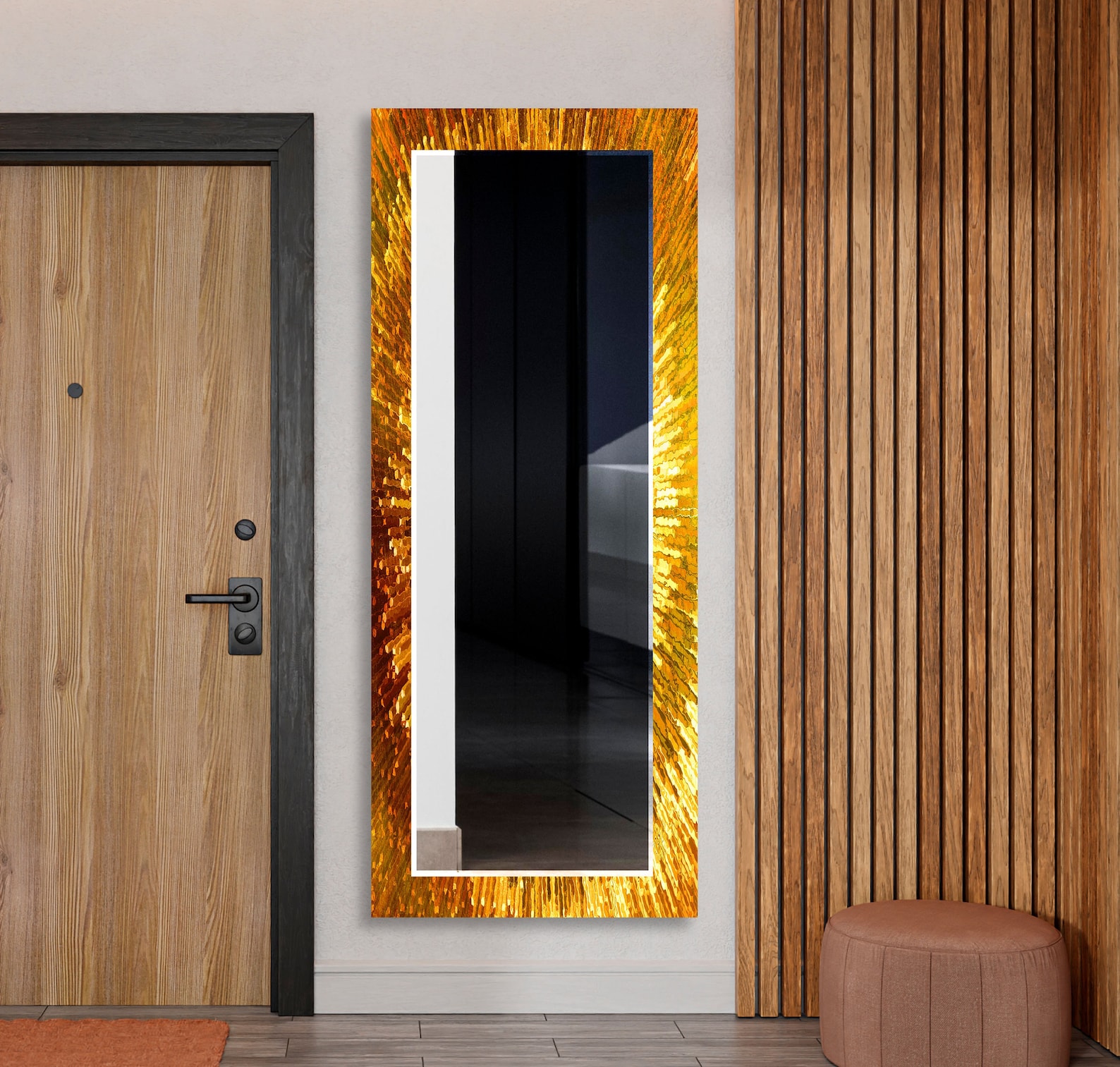 Tempered Glass Mirror Wall Decor for Bathroom Mirror-glass Wall Mirror ...