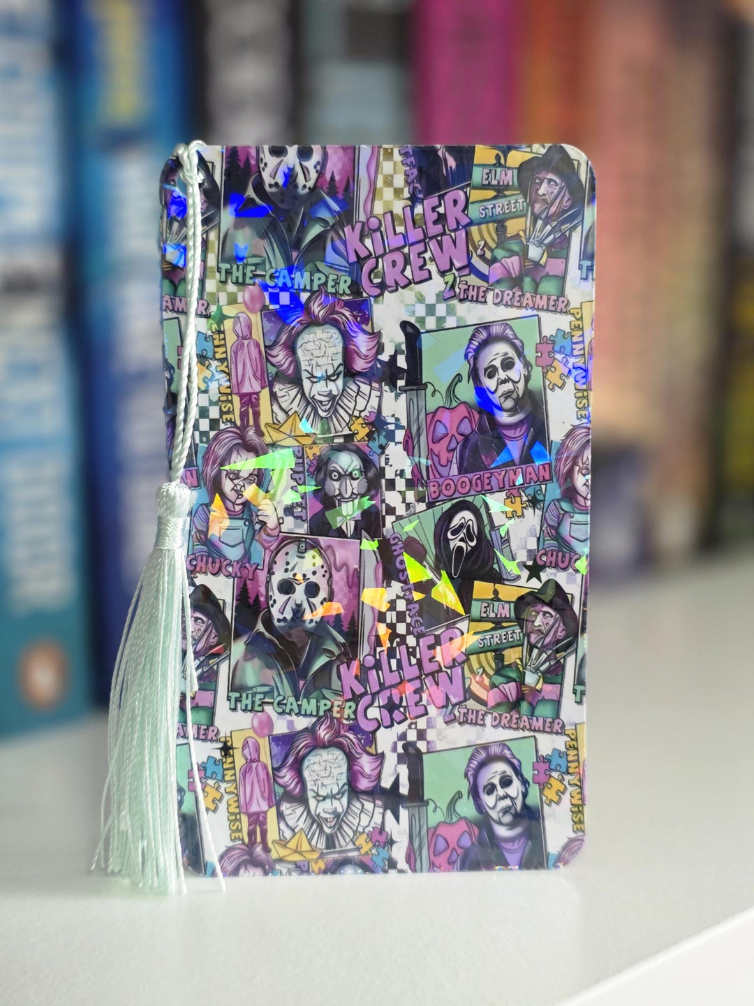 Killer Crew Horror Holographic Tarot Card Magnetic Bookmark: the Book ...
