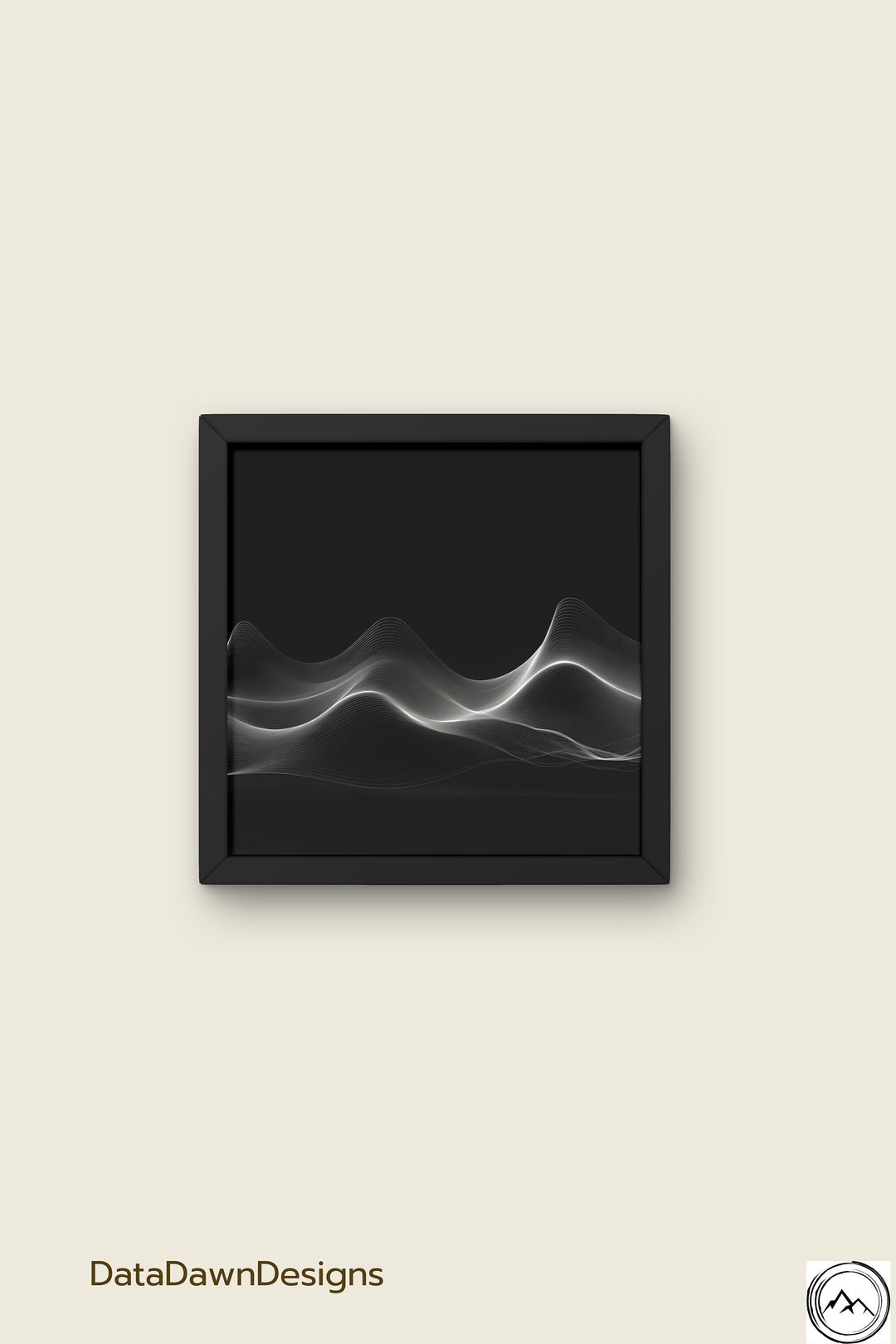 Wave Minimalistic Design Printable Wave Digital Download Home Decor ...