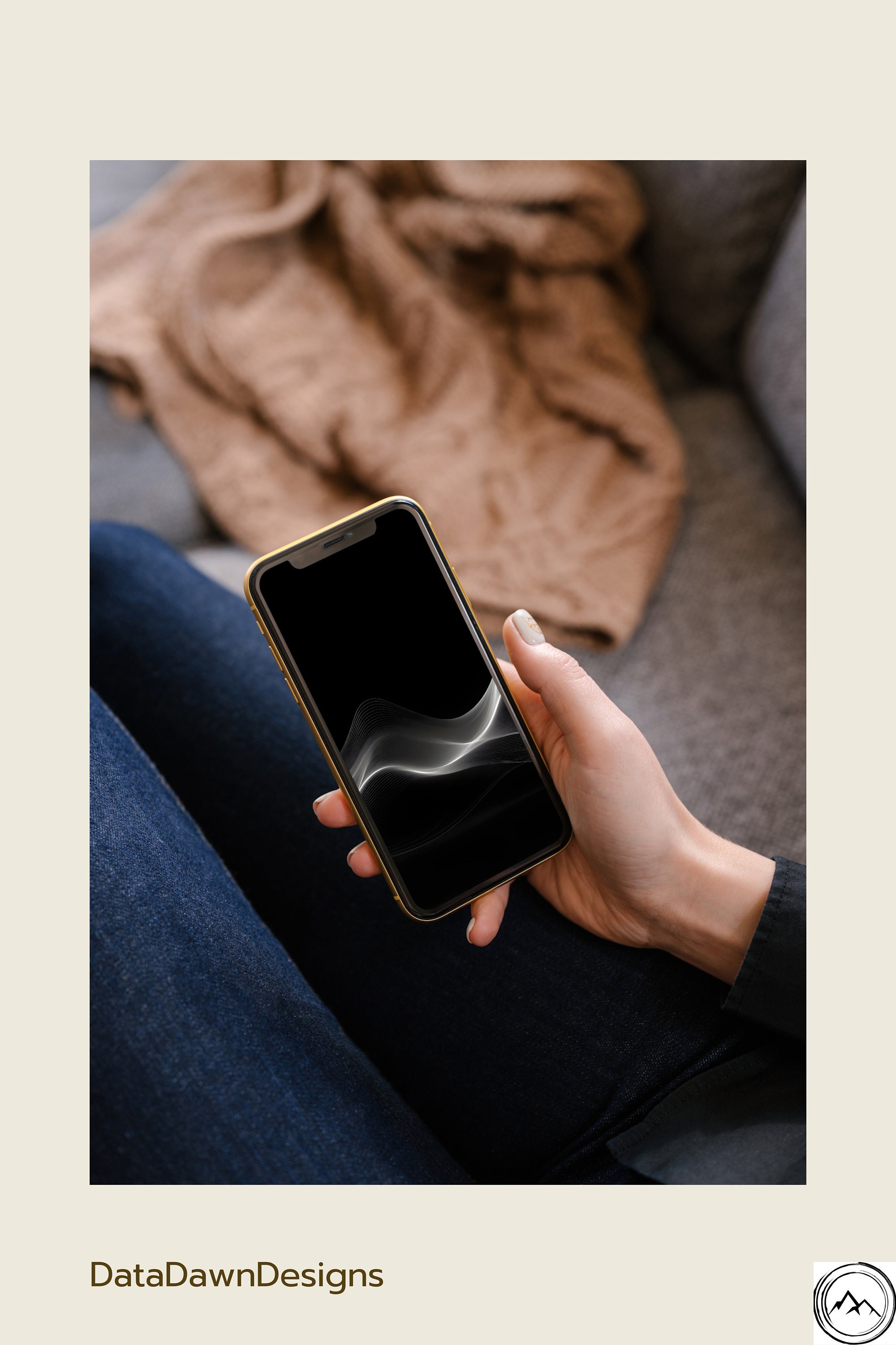 Wave Minimalistic Design Printable Wave Digital Download Home Decor ...