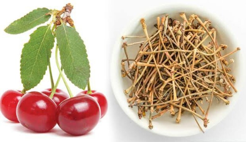 Organic Dried Cherry Stalks,cherry Stem,cherry Tails,additive Free ...
