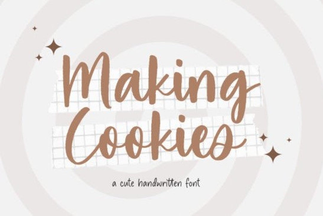 Making Cookies Font, Sans Serif Fonts, Classy Fonts, Modern Font ...