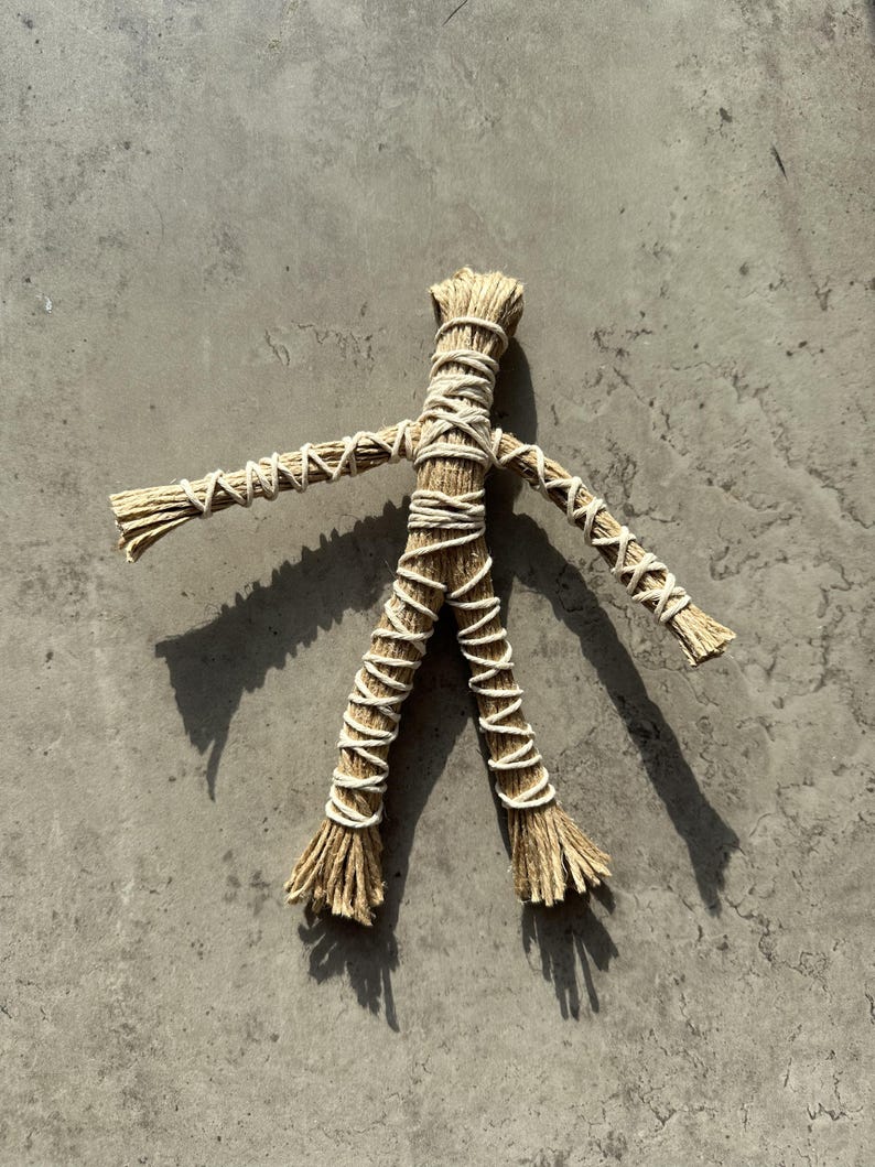 Folk Art Doll for Rituals, Home Decor and Crafts, Handmade Twine ...