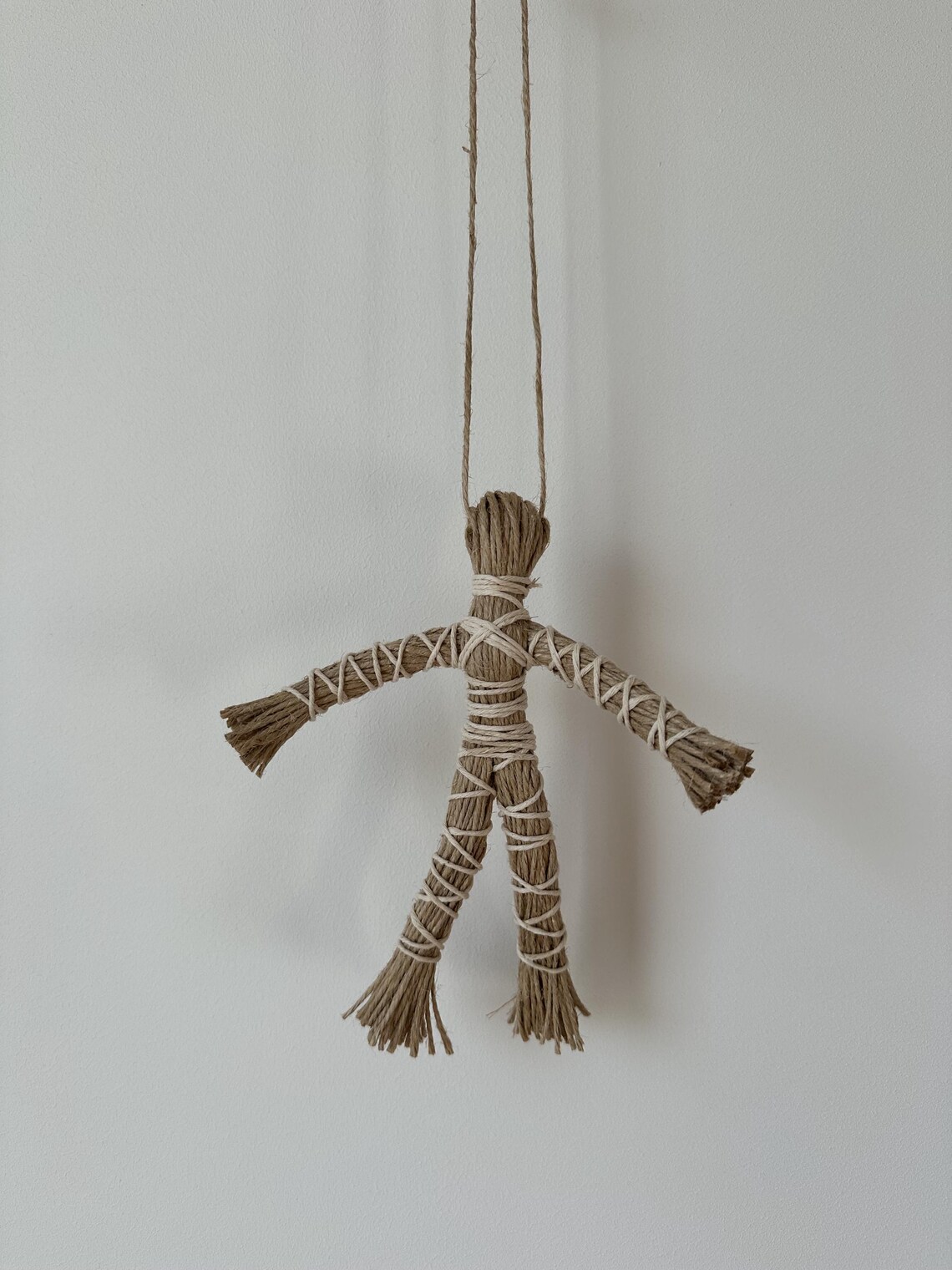 Folk Art Doll for Rituals, Home Decor and Crafts, Handmade Twine ...