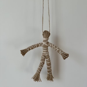 Folk Art Doll for Rituals, Home Decor and Crafts, Handmade Twine ...