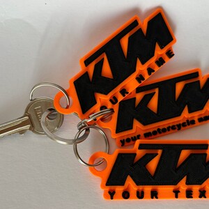 KTM Keychain Personalized - Etsy