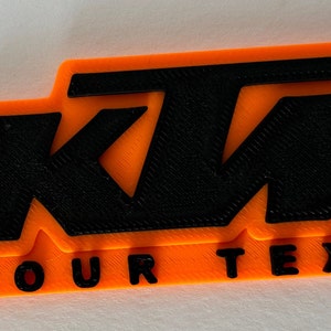 KTM Keychain Personalized - Etsy