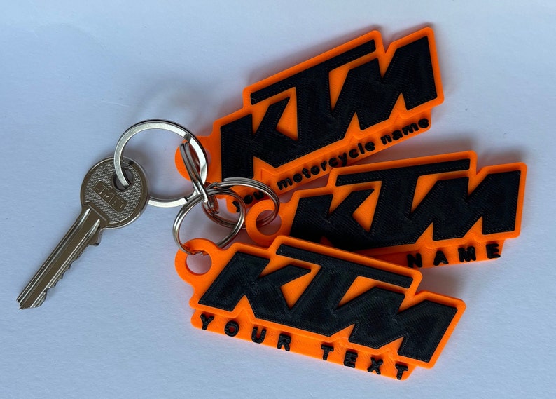KTM Keychain Personalized - Etsy