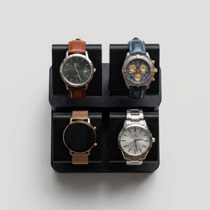 Modern 4-watch Display Stand, 3D Printed 2-tier Organizer, Sleek ...
