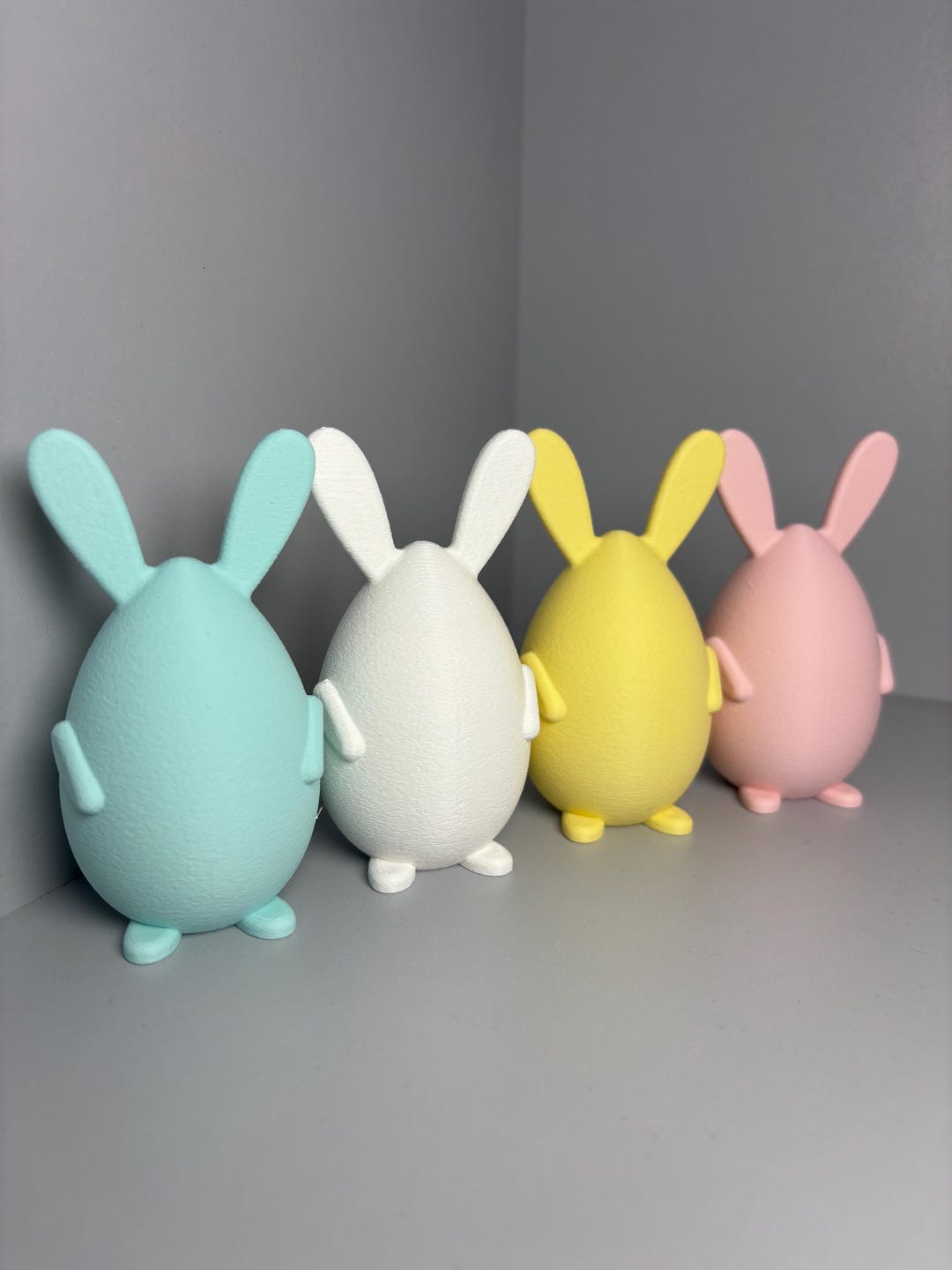 Coloured Easter Egg/bunny for Painting With Tempera Paints, Markers ...