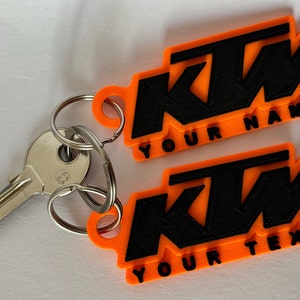 KTM Keychain Personalized - Etsy