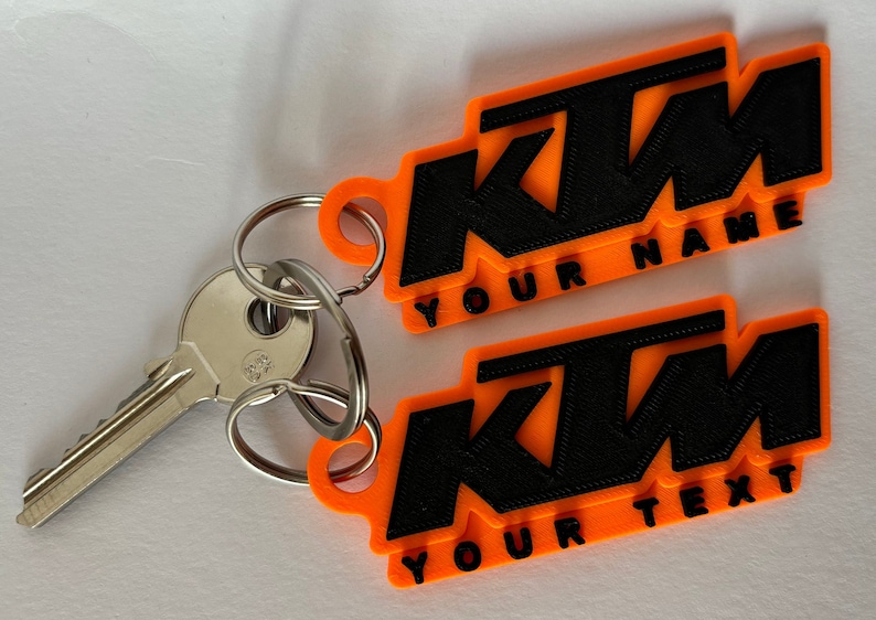 KTM Keychain Personalized - Etsy