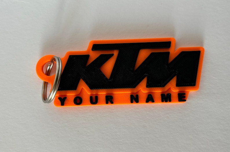 KTM Keychain Personalized - Etsy