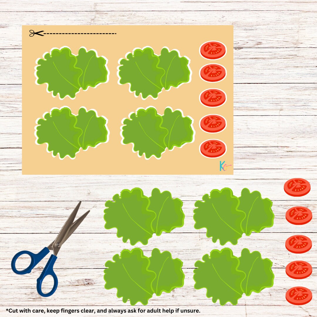 Salad Activity | Printables Busy Book Build A Salad | Learn & Play ...