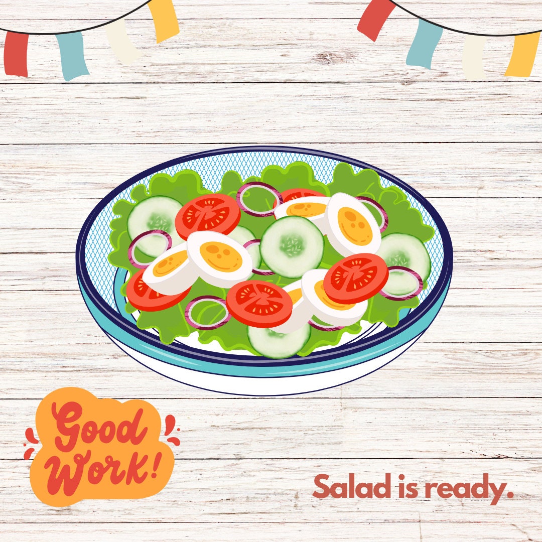 Salad Activity | Printables Busy Book Build A Salad | Learn & Play ...