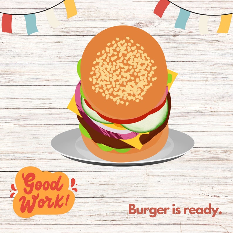 Burger Activity | Printables Busy Book Build A Burger | Summer ...