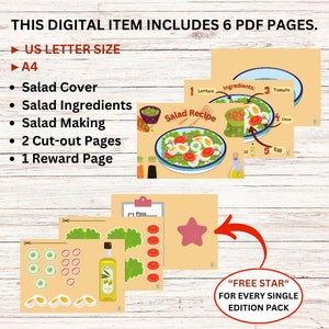 Salad Activity | Printables Busy Book Build A Salad | Learn & Play ...