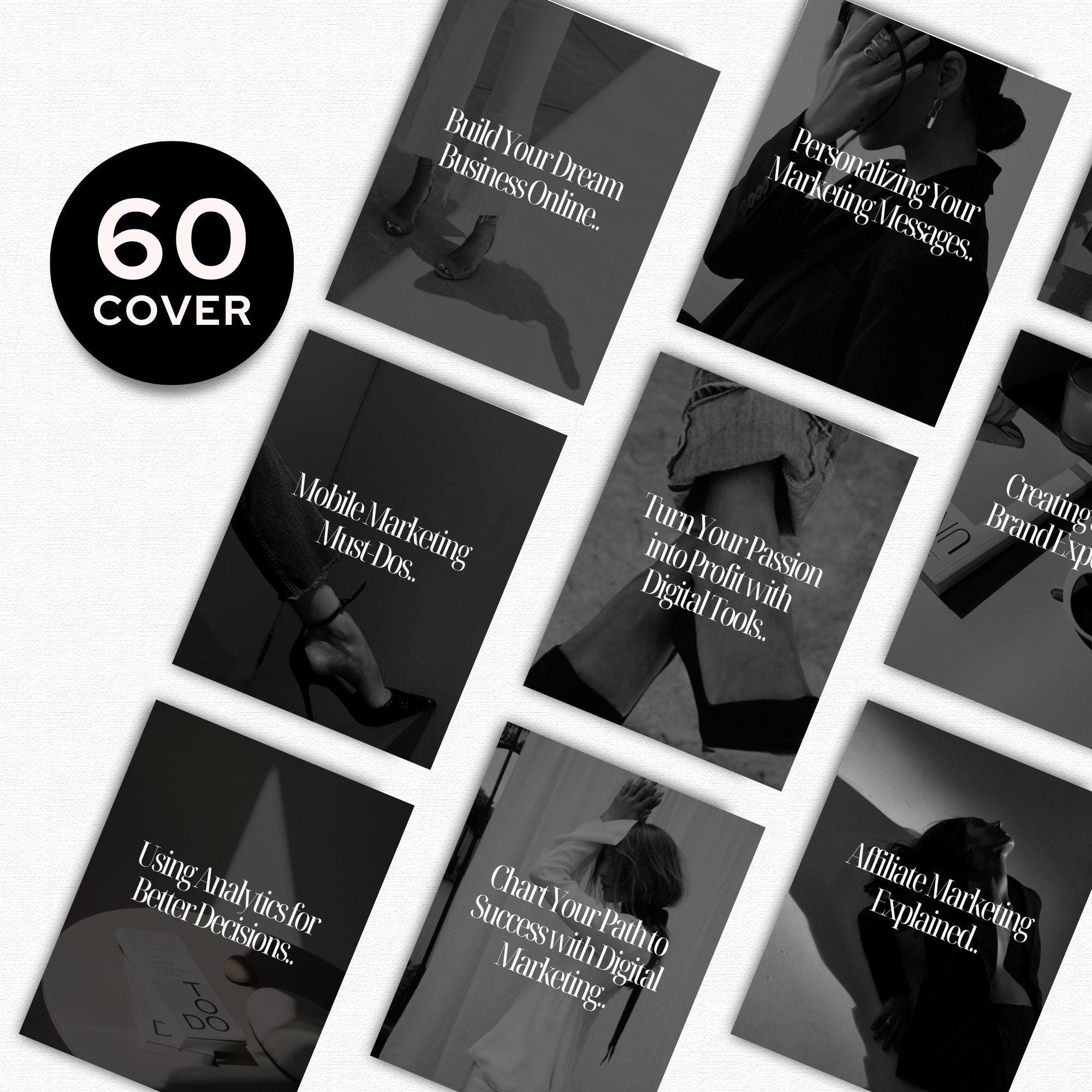 Dark and Modern Aesthetic Covers for Instagram Reels, MRR Digital ...