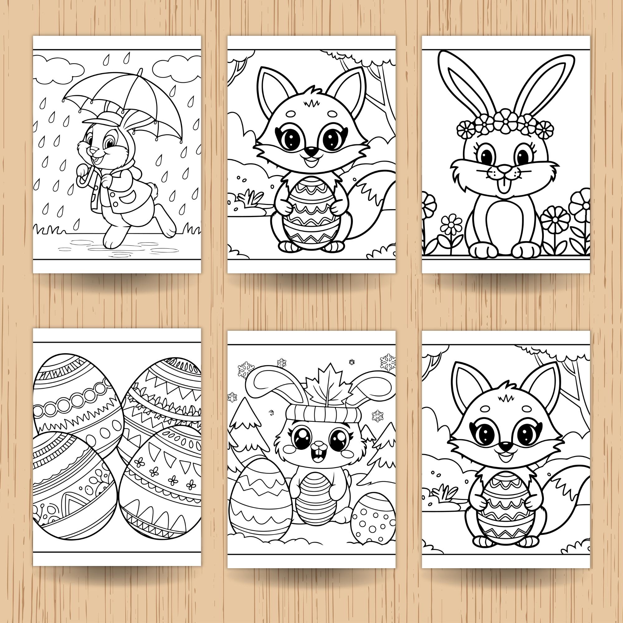 2600+ Easter Coloring Pages Bundle for Kids Adults, Easter Activity ...