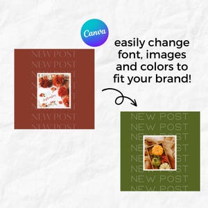 150 Autumn Instagram Post Templates , Ready-to-use Social Media Designs ...