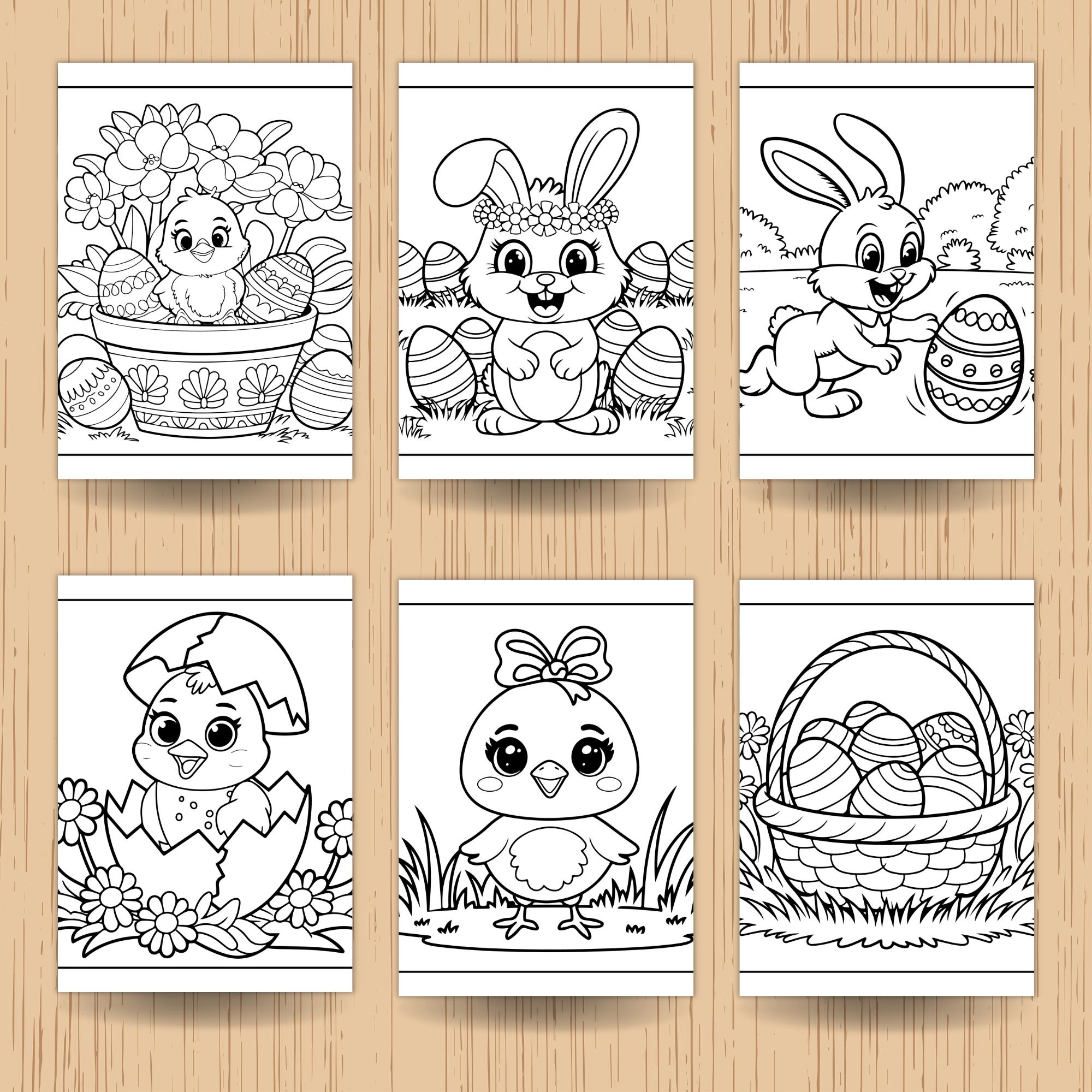 2600+ Easter Coloring Pages Bundle for Kids Adults, Easter Activity ...