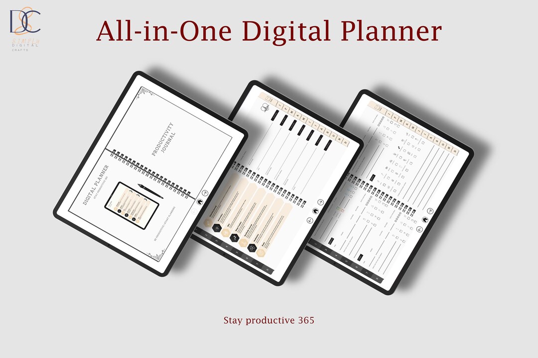 Ultimate Digital Planner 2024 All-in-one iPad & Goodnotes Planner ...